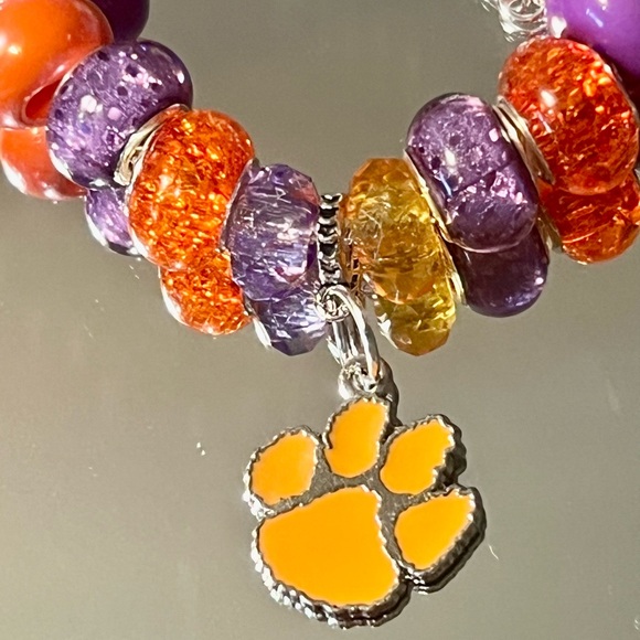 Jewelry | Clemson Tigers Inspired Charm Bracelet | Poshmark